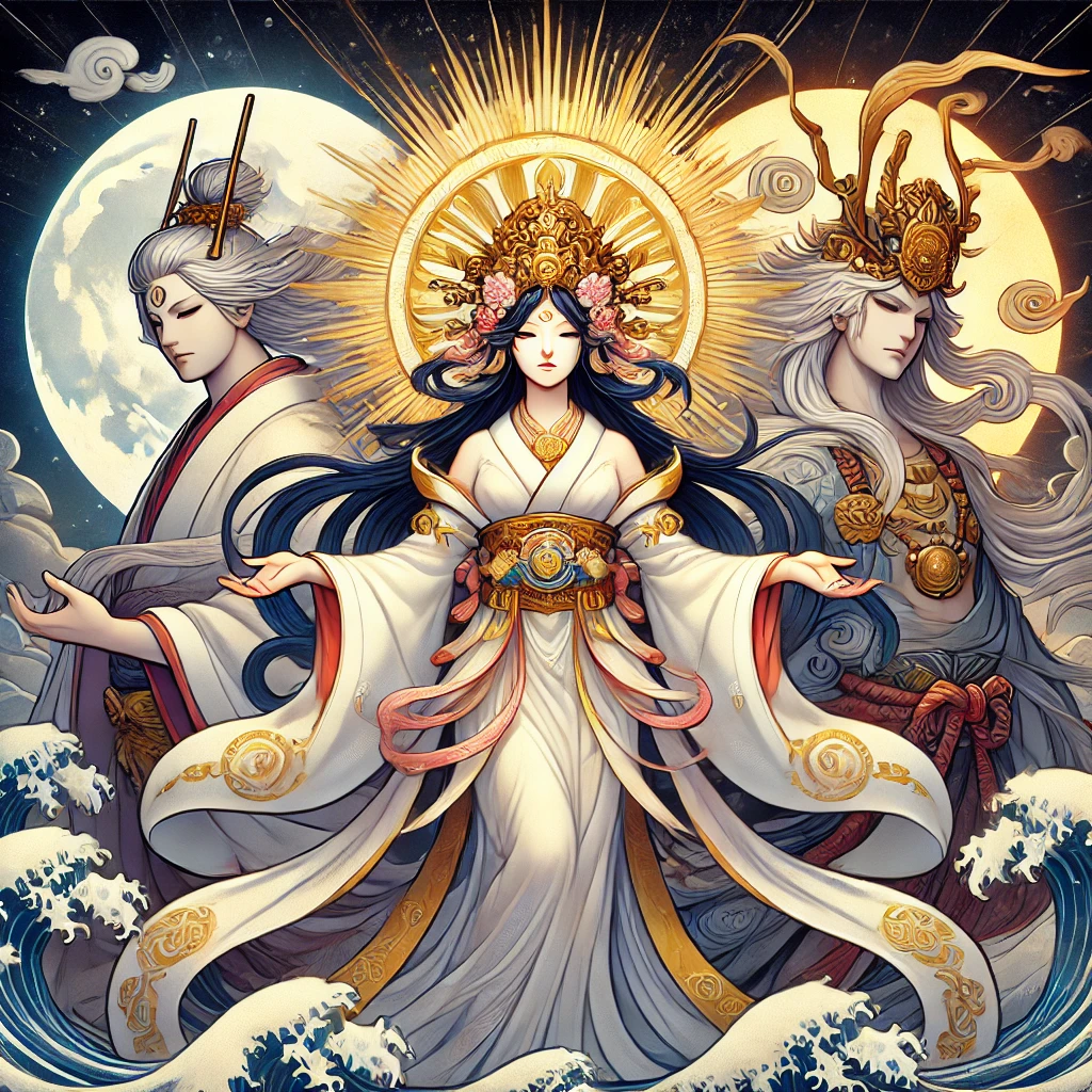 The Birth of the Three Noble Children: Amaterasu, Tsukuyomi, and ...